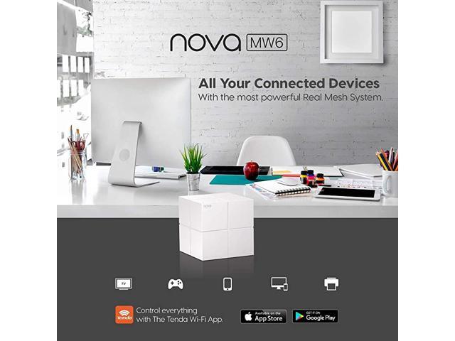 Whole Home Mesh WiFi System Dual Band Gigabit AC1200 Router Replacement ...