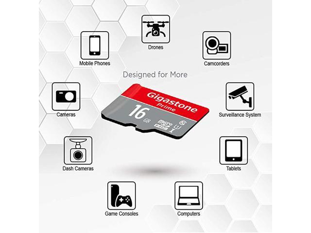 16GB Micro SD Card Camera Plus 85MBs Full HD Video U1 C10 Class 10 ...