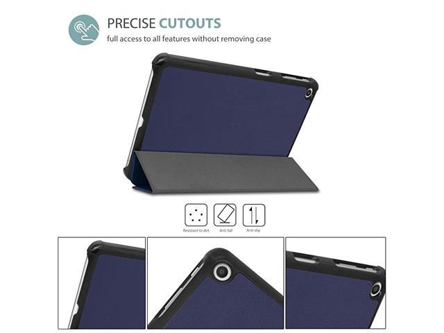LG G Pad 5 101 FHD Case Slim Light Smart Cover Trifold Stand Hard Shell ...