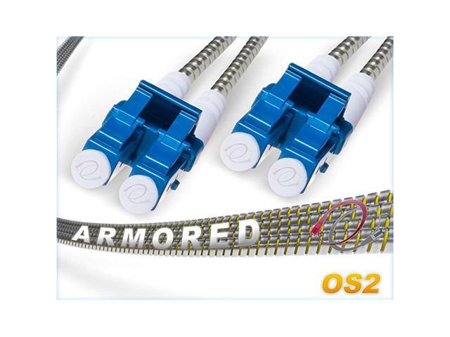 100M OS2 LC LC Fiber Patch Cable | Armored LSZH 10Gb Duplex 9125 LC to ...