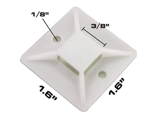 Cable Ties Anchor These Zip Tie Bases Tools-Free With Sticky Backs Or ...
