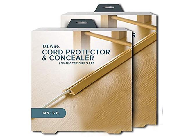 UTWCPM5TN Compact Cord Protector with Single Channel 5 Tan 2 Pack ...