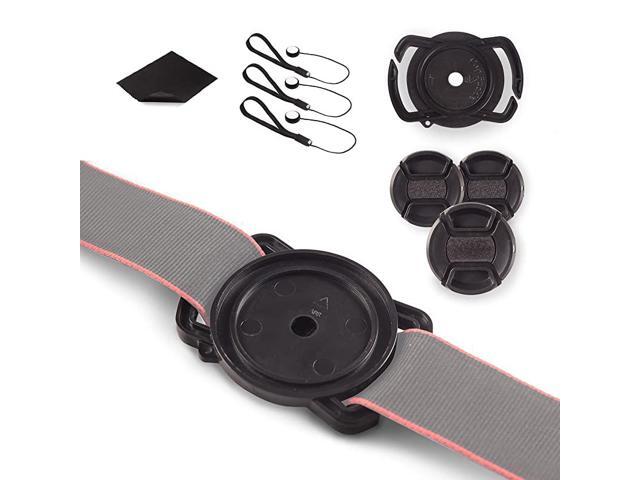 Lens Cap Buckle Anti-Lost Holder Keeper Kits Lens Cap Holder Strap Holder Anti-Loss len Leash ...