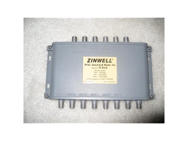 WB68 Zinwell 6x8 Multiswitch Designed for DIRECTV MPEG4 compression HD ...