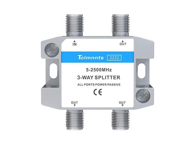 Coaxial Cable Splitter 52500MHzWork with CATV Satellite TVAntenna ...