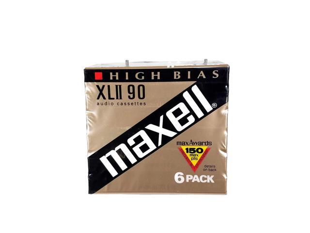 Maxell Xlii 90 Audio Cassettes High Bias 6 Pack - Newegg.com