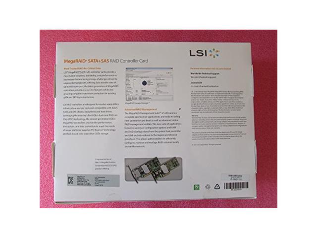 00333 Megaraid Sas 9286Cv-8E 8Port 6Gb S Pcie3.0 1Gb Controller Card ...