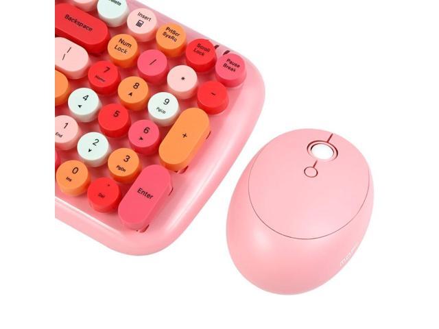 MOFii Candy XR Color Wireless Keyboard And Mouse Set (Vital Orange ...