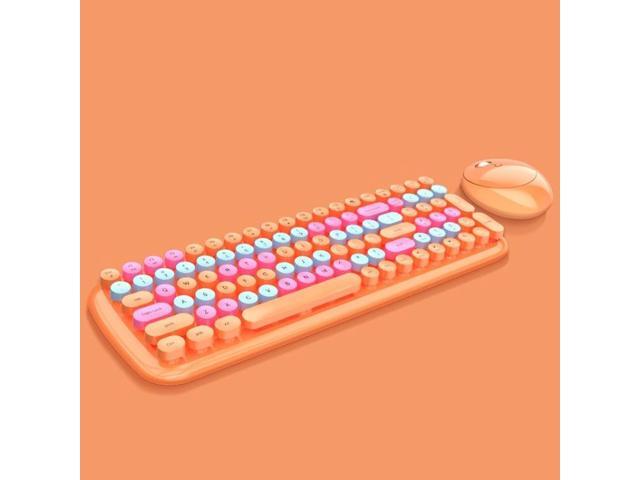 MOFii Candy XR Color Wireless Keyboard And Mouse Set (Vital Orange ...