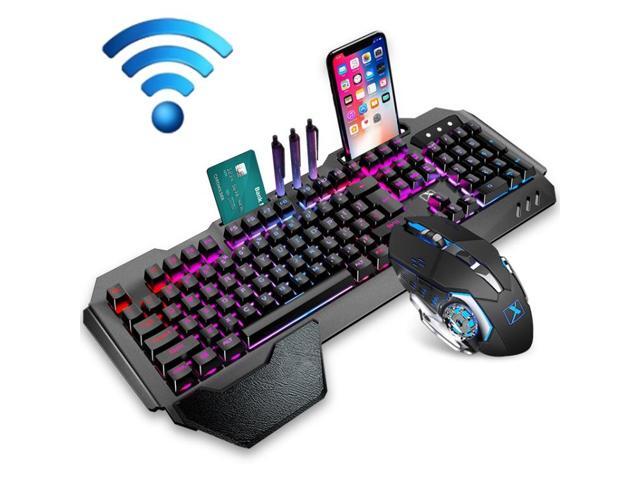 K680 RGB Rechargeable Gaming Wireless Keyboard and Mouse Set (Black ...