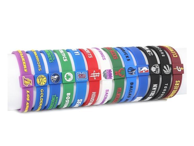 NBA Basketball Sports Bracelet Silicone Wristband Brooklyn Nets Team ...