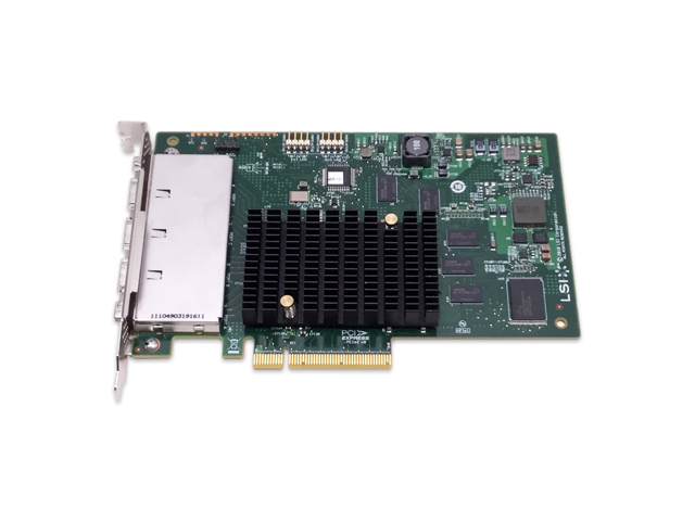 LSI 9201-16e 6G 16-lane external SAS HBA P20 IT Mode ZFS FreeNAS unRAID ...