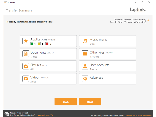 Laplink PCmover Ultimate 11 | Moves your Applications, Files and Settings from an Old PC to a ...