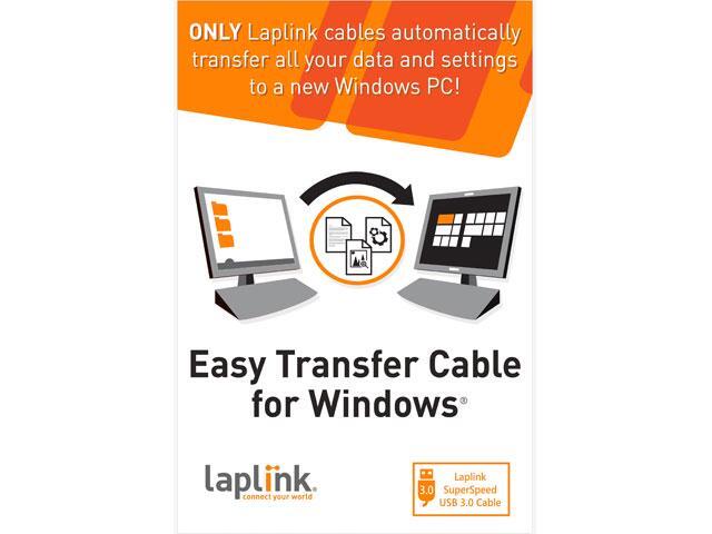 Laplink Easy Transfer Cable | Includes PCmover Migration Software and ...