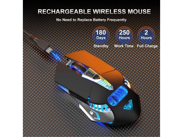 Wireless Bluetooth Gaming Mouse with 3 Modes (BT5.0, BT3.0 and 2.4G ...