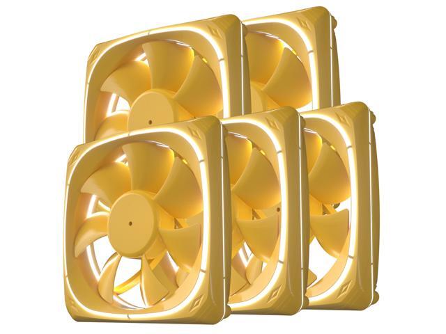 Vetroo DF120 120mm Case Fan White LED Lighting PC Cooling Fan Green Fan ...