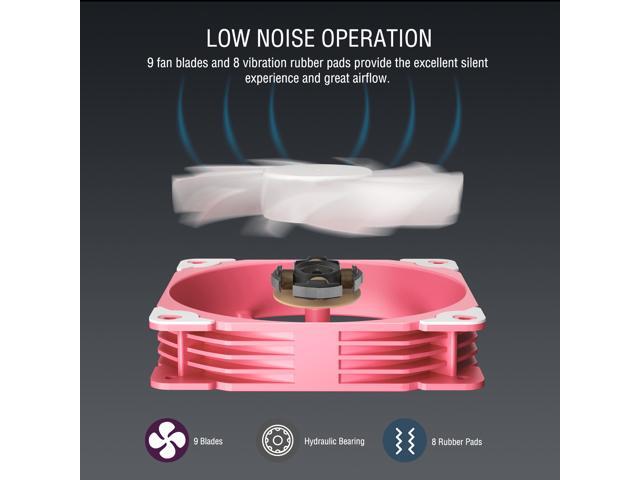 Vetroo V5 Pink CPU Cooler, 5 Heat Pipes 120mm Addressable RGB & PWM Air ...