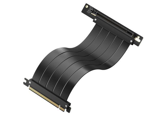 Vetroo Black Premium PCIe 4.0 x16 Riser Cable, EMI Shielded High-Speed ...