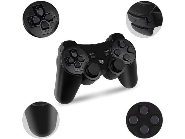 PS3 Controller Wireless for Playstation 3 Dual Shock (Pack of 2,Black ...