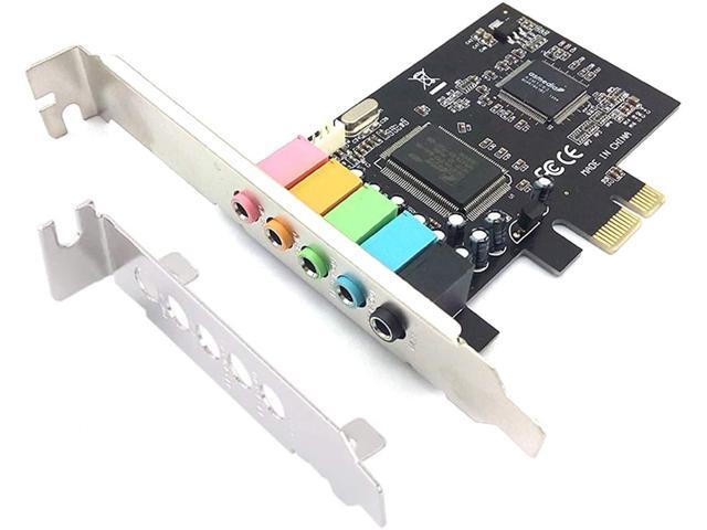 PCIe Sound Card, 5.1 Internal Sound Card for PC Windows 7 with Low ...