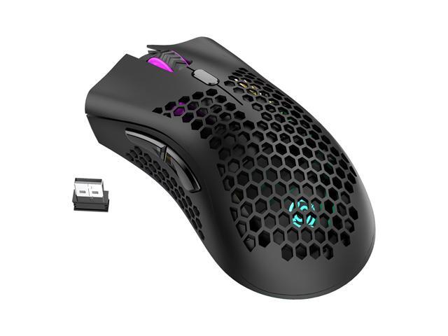 K-snake BM600 2.4G Wireless Rechargeable Mouse Hollow Honeycomb 1600DPI ...