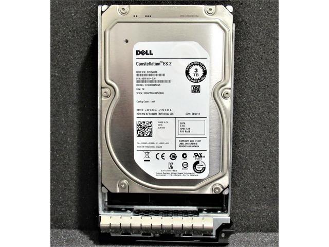 Refurbished: JMN63 DELL ST33000650NS CONSTELLATION 3TB 7.2K 6GB 64MB 3. ...