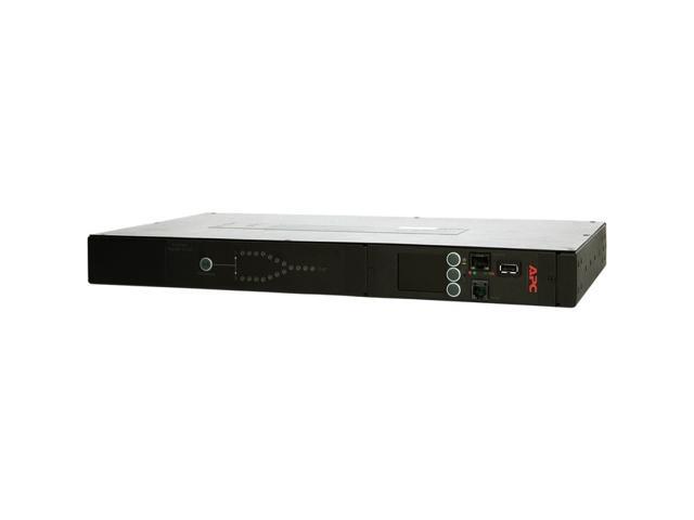 APC AP4430 Rack ATS, 200 / 208V, 20A, L6-20 in, 8 x C13, 1 x C19 out ...