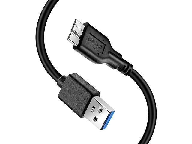 Micro USB 3.0 Cable,USB A to Micro B Cord External Hard Drive Cable for ...