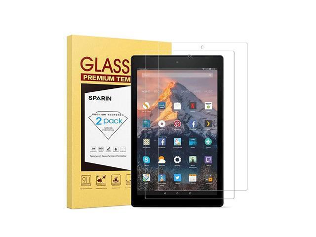 SA 2Pack AllNEW Fire HD 10 Screen Protector Tempered Glass Screen ...