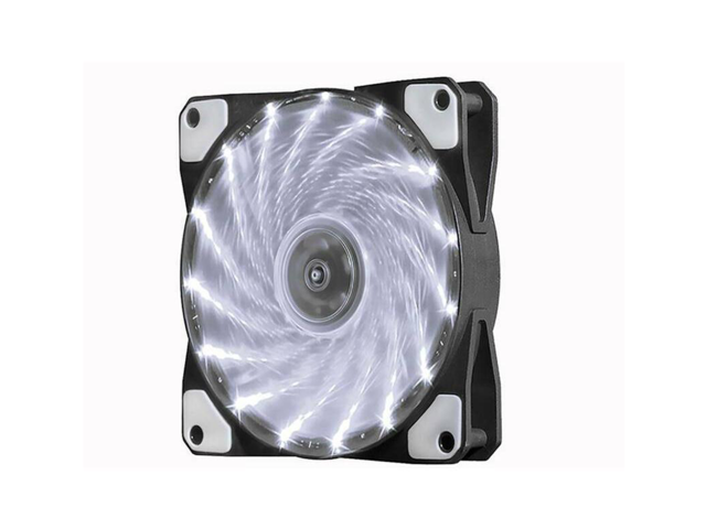 SA 120mm PC Cooling Computer 16dB Ultra Silent 15 LEDs Case Fan ...
