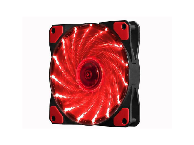 SA 120mm PC Cooling Computer 16dB Ultra Silent 15 LEDs Case Fan ...