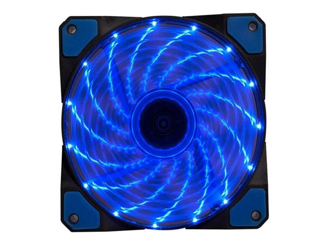 SA 120mm PC Cooling Computer 16dB Ultra Silent 15 LEDs Case Fan ...