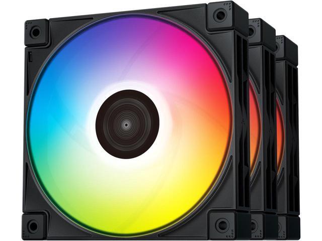 DeepCool FC120 3IN1 Performance 120mm ARGB LED PWM Fan, Daisy-Chain ...