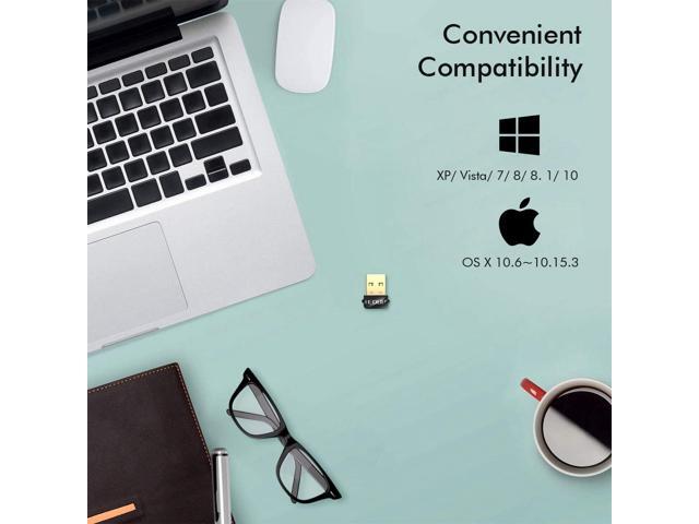 Mini USB WiFi Adapter 650Mbps Wireless Network Adapter for Desktop PC ...