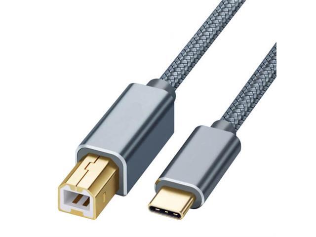 USB C to Printer Cable, Hannord USB C to USB B Male Scanner Cord ...