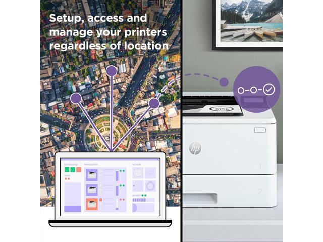 HP LaserJet Pro 4001dn Laser Printer, Black And White Mobile Print Up ...