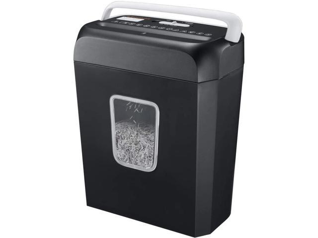 bonsaii Shredder for Home, 6 Sheet Cross Cut Paper Shredder and Credit ...