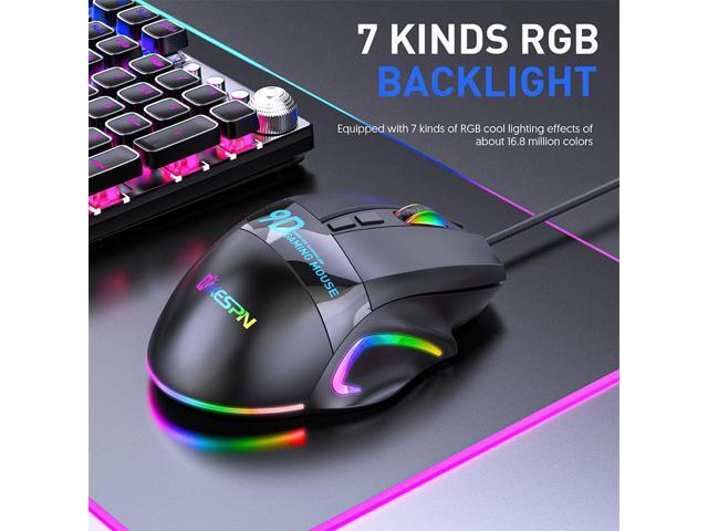 Wired Gaming Mice USB, High Precision Wired Gaming Mouse, Ergonomic ...