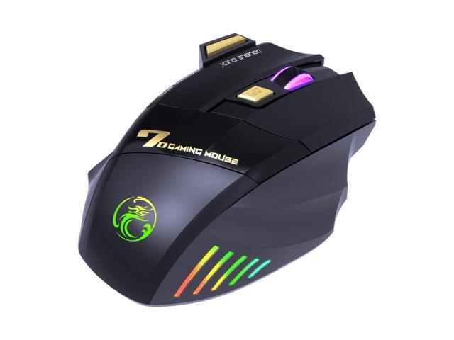 [Dual Mode] Bluetooth + 2.4G RF Wireless Gaming Mouse, Rechargeable ...