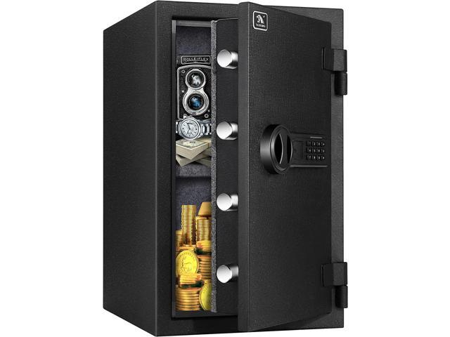 TIGERKING Fireproof Safe, Safe Box for Home, 1.8 Cubic Feet Large Steel ...