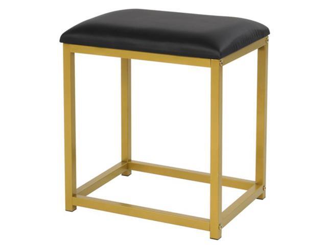 Vanity Stool with Metal Legs, Cushion Vanity Chair, Dressing Makeup ...