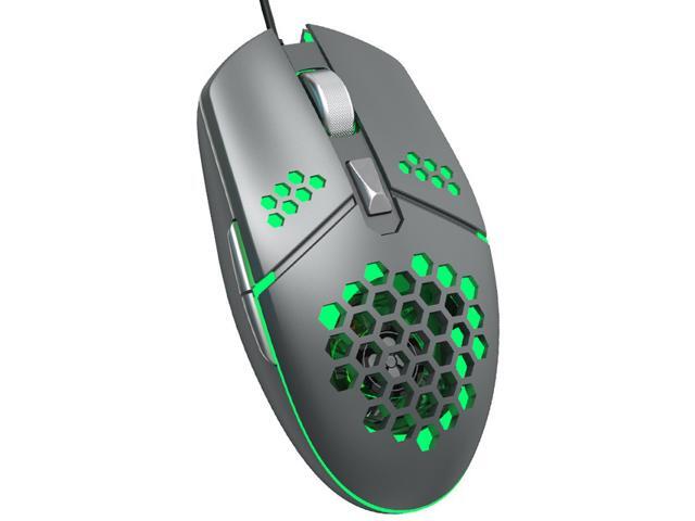Lpyoo Cooling Mouse Optical Gaming Mice 2400dpi 6 Buttons USB Wired ...
