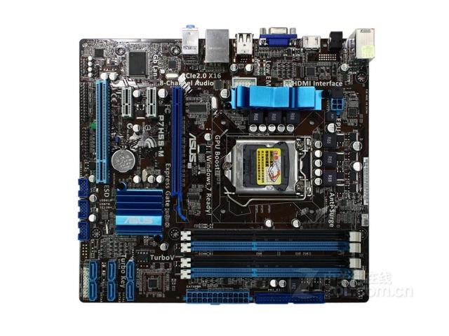 Refurbished: ASUS P7P55-M LGA 1156 DDR3 16GB Micro ATX Motherboard ...
