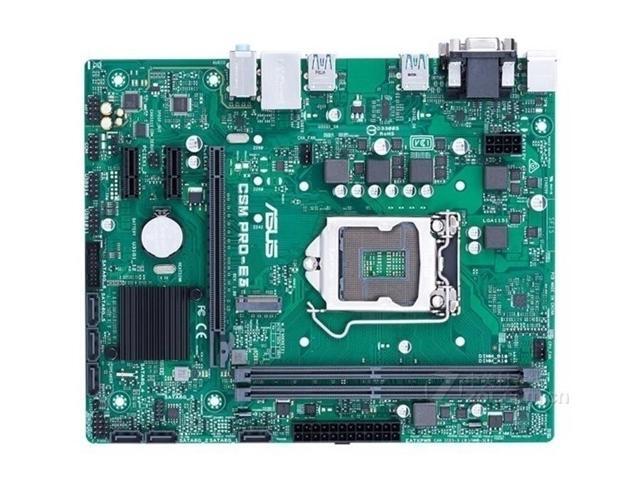 Refurbished: ASUS CSM PRO-E3 LGA 1151 DDR4 32GB Micro ATX Motherboard ...