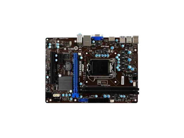 Refurbished: MSI B75MA-E31 Intel B75 LGA 1155 DDR3 16GB Micro ATX ...