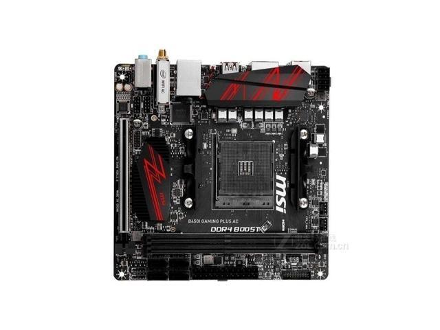 Refurbished: MSI B450I GAMING PLUS AC AMD B450 Socket AM4 DDR4 32GB Mini-ITX Motherboard ...