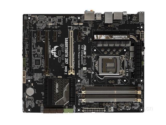 Refurbished: ASUS SABERTOOTH Z97 MARK 2 LGA 1150 DDR3 32GB ATX ...
