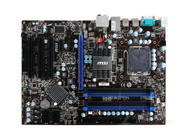 Refurbished: MSI P43T-C51 Intel P43 LGA 775 DDR2 16GB ATX Motherboard ...