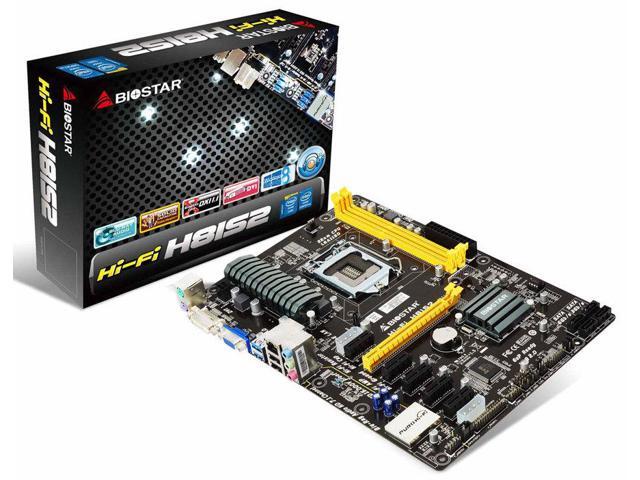 Refurbished: BIOSTAR Hi-Fi H81S2 Intel LGA 1150 DDR3 HDMI SATA 6Gb/s ...