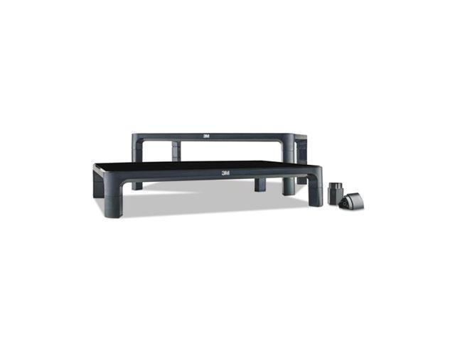 3M MS85B Adjustable Monitor Stand for Monitors and Laptops, Height ...